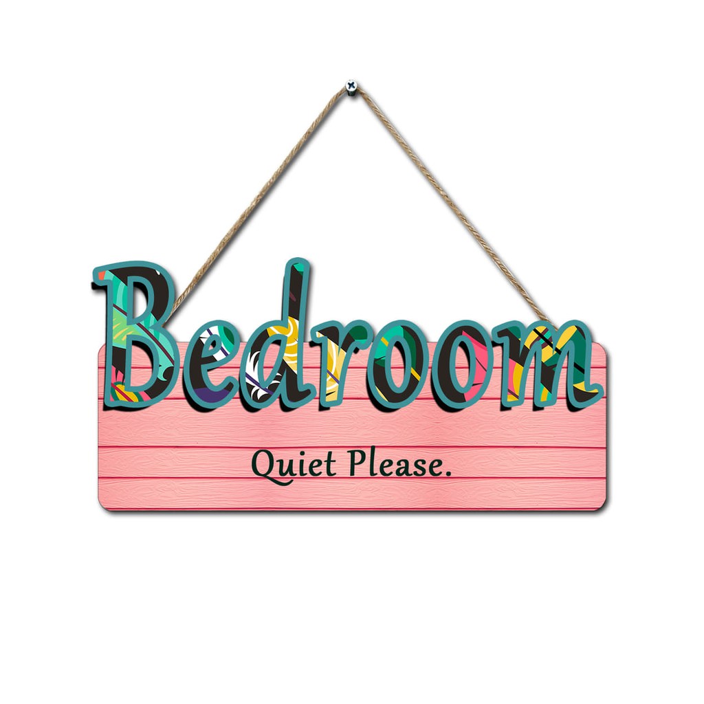Bedroom Door Wooden Hanging signages 30cm x 15cm | Shopee Philippines
