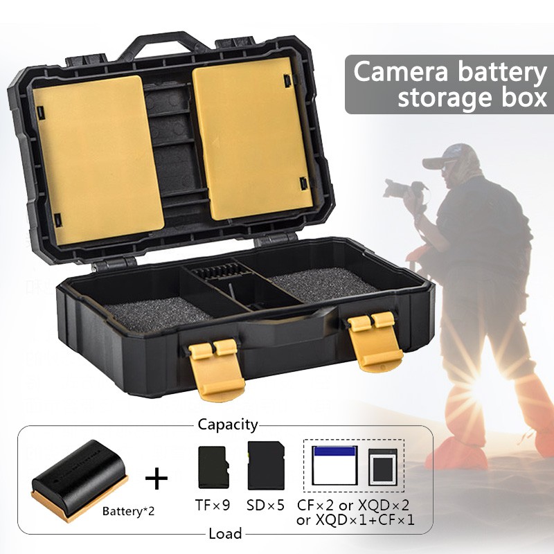 Camera Battery Protective Box SD TF MSD Memory Card Storage Case ...