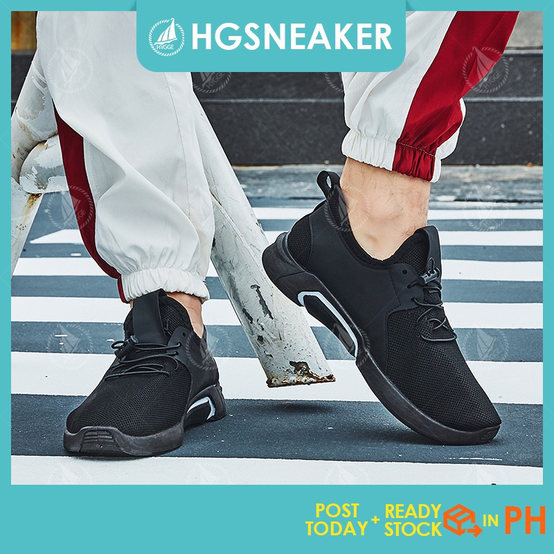 HYGGE Men's sneaker for men black shoes | Shopee Philippines