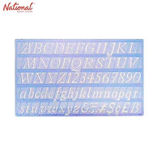Maped Helix Lettering Guide Italic Letters And Numbers 20Mm H23 ...