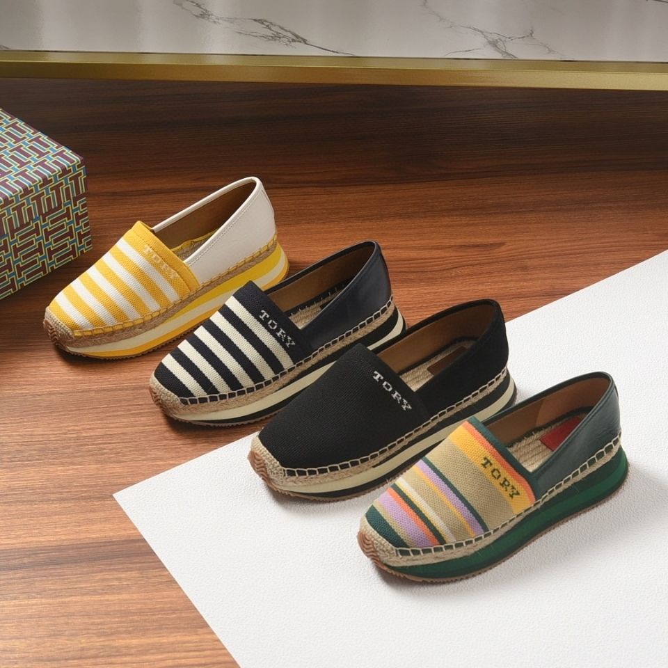 2022 New Style TB Bucket Shoes Women Thick-Soled Heightened Straw-Woven ...