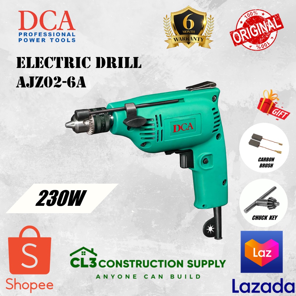 DCA Electric Drill AJZ02-6A Barena | Shopee Philippines