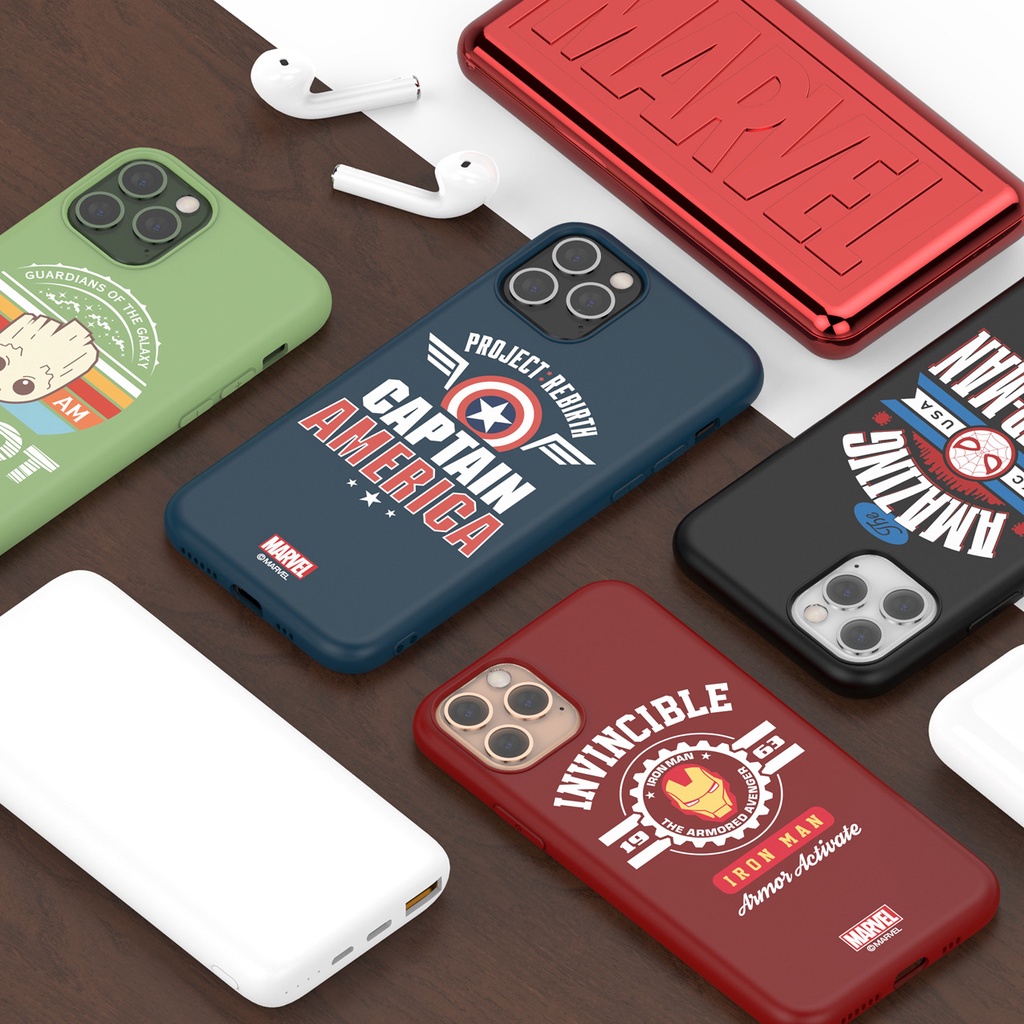 Marvel Mobile Phone Shell Protective Cover Full Set of Fall Prevention ...