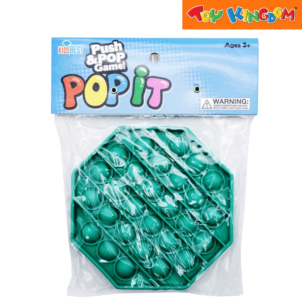 Push and Pop Game Octagon Green Fidget Toy | Shopee Philippines