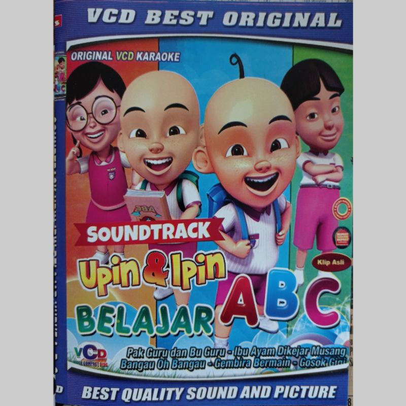 Vcd CASSETTE SOUNDTRACK UPIN & IPIN LEARNING ABC | Shopee Philippines