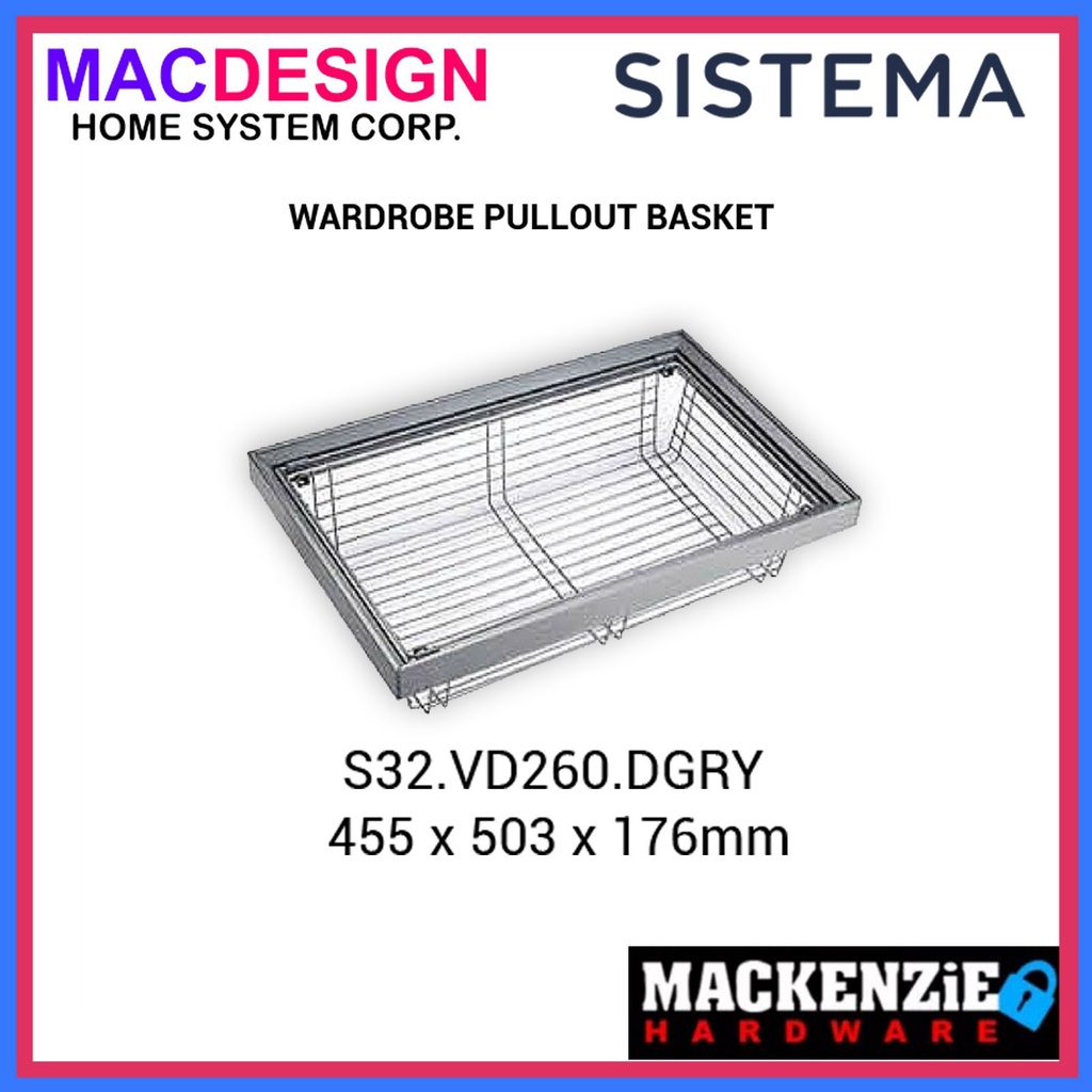 Sistema Wardrobe Pull out Basket | Shopee Philippines