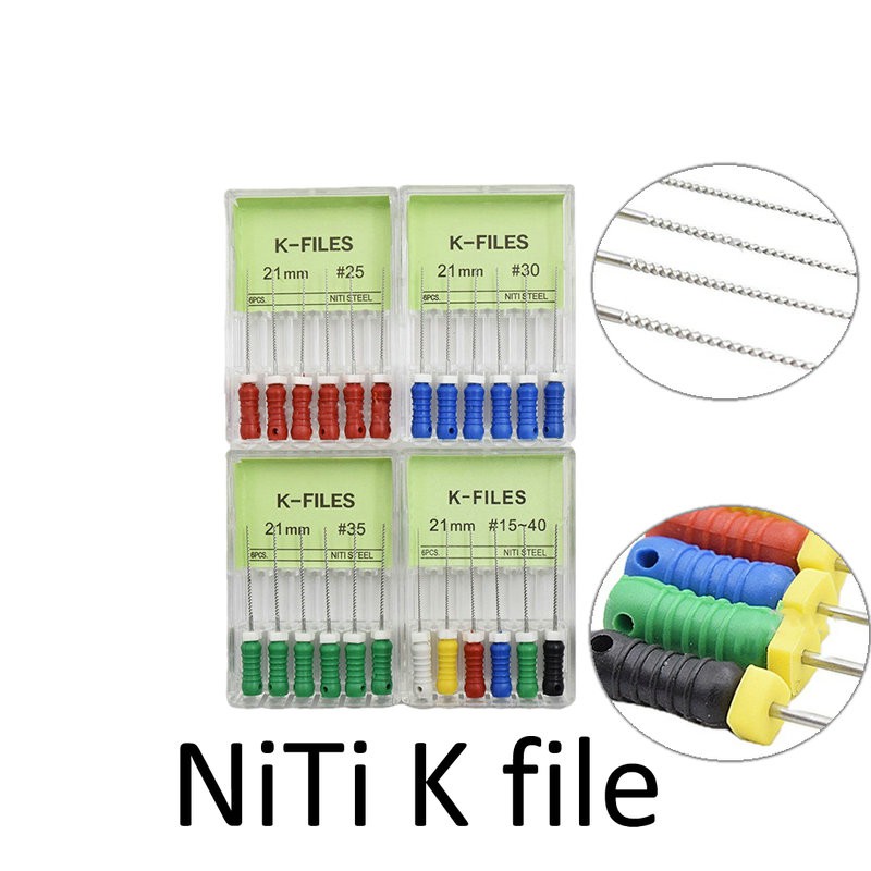 6Pcs/Pack NITI K H files Hand Files 21mm/25mm | Shopee Philippines