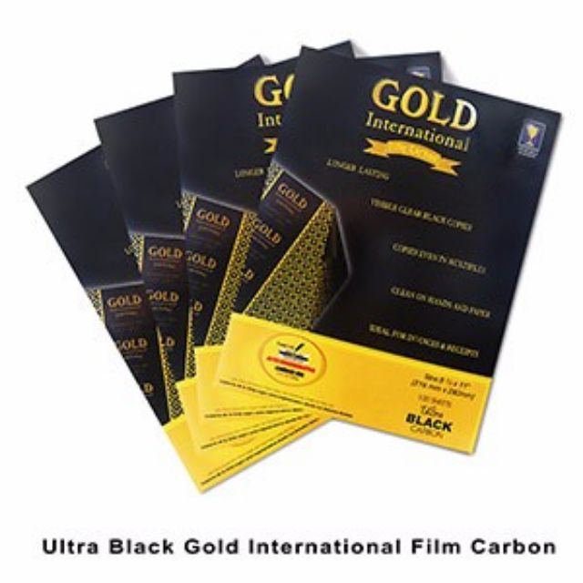 10 Sheets - GOLD Intl. Film Carbon Paper for Invoices | Shopee Philippines