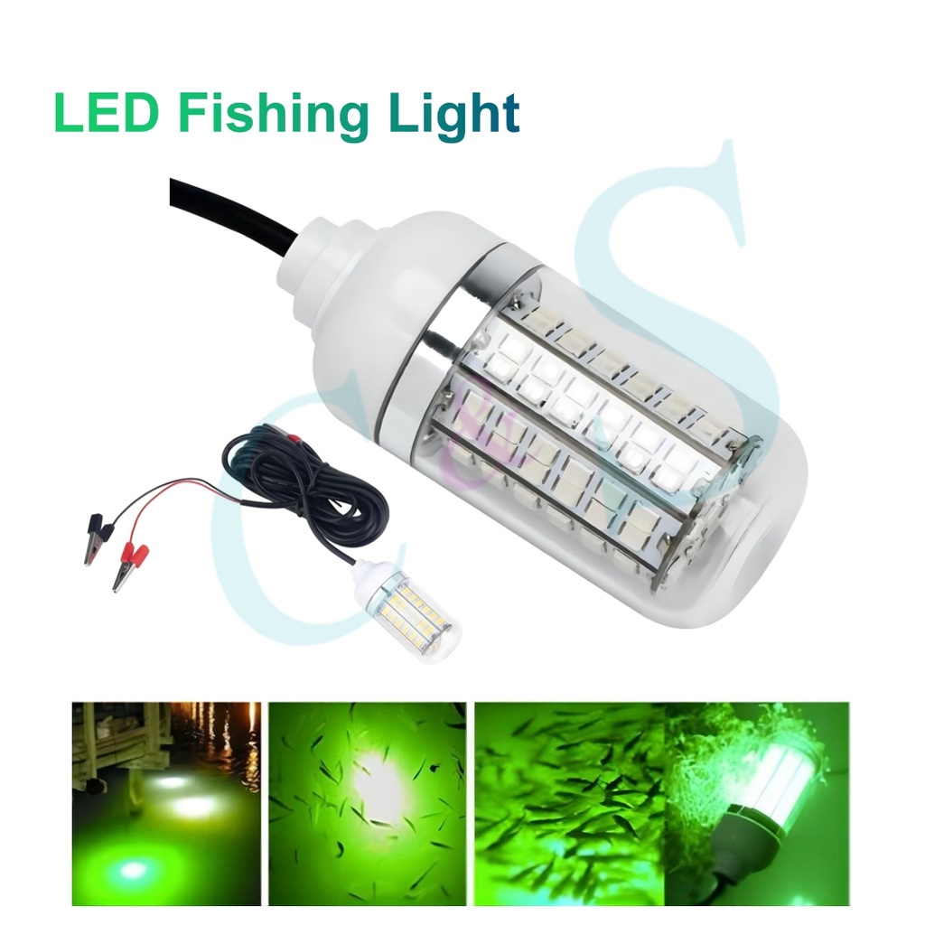 108PCS LED 12V 100W Fishing Light / Underwater Fishing Night / Fishing ...