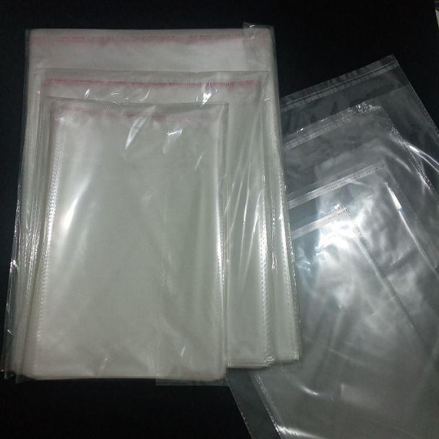 OPP Plastic with Adhesive Sticker 100pcs per Pack | Shopee Philippines