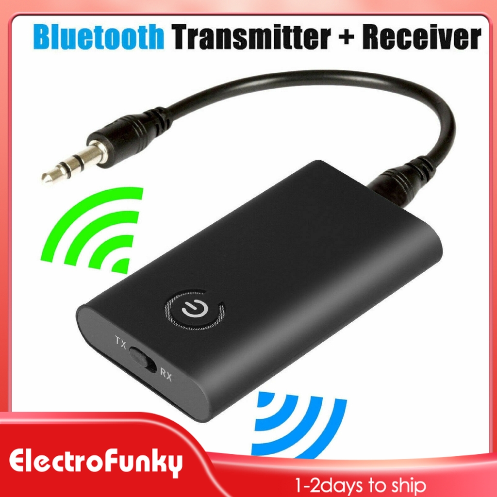 Wireless Bluetooth 5.0 Transmitter and Receiver A2DP Audio 3.5mm Jack ...