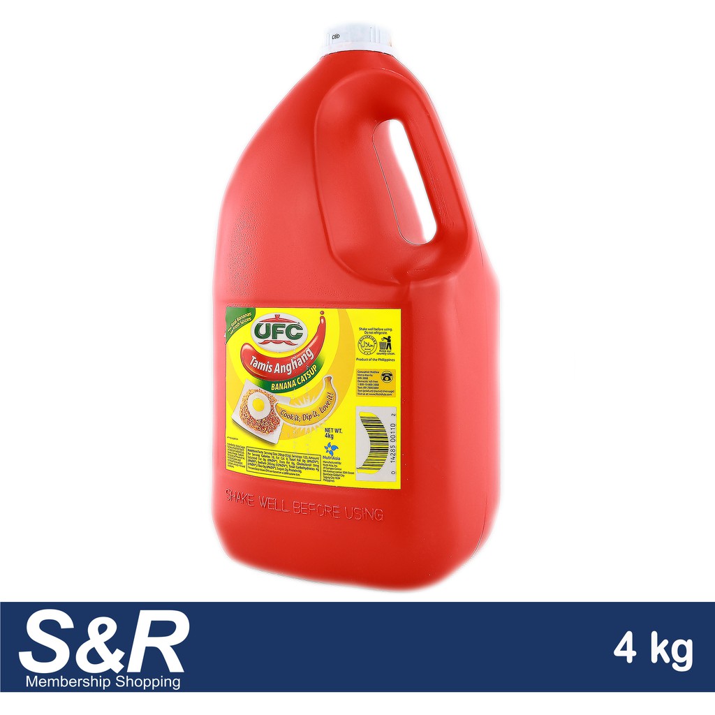 UFC Tamis Anghang Banana Catsup 4kg | Shopee Philippines