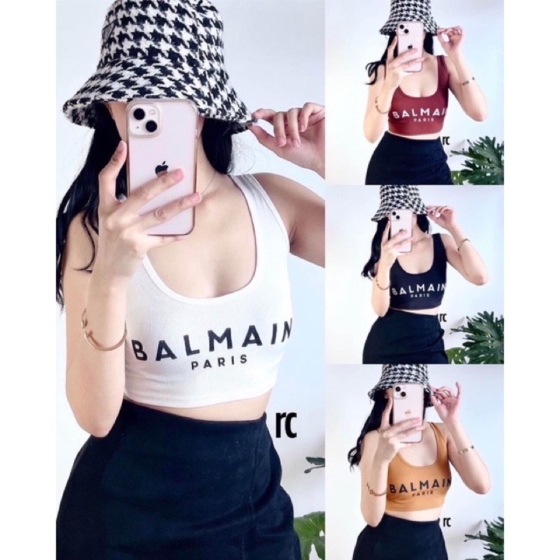 Paris Sando Crop Top For Women Tank | Shopee Philippines