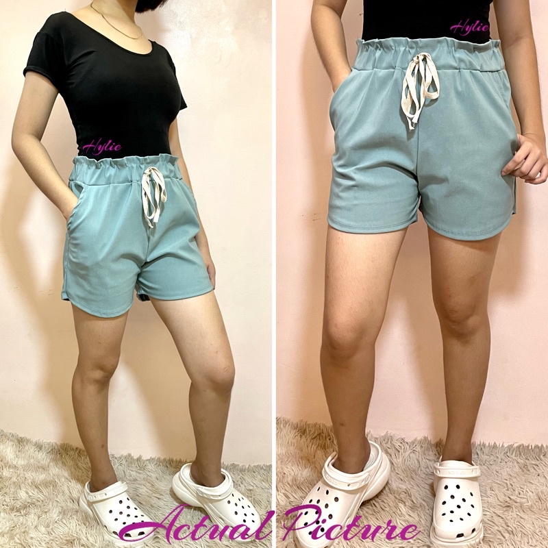Casual OOTD High Waist Shorts (Free Size: Can Fit 25-33” Waistline ...