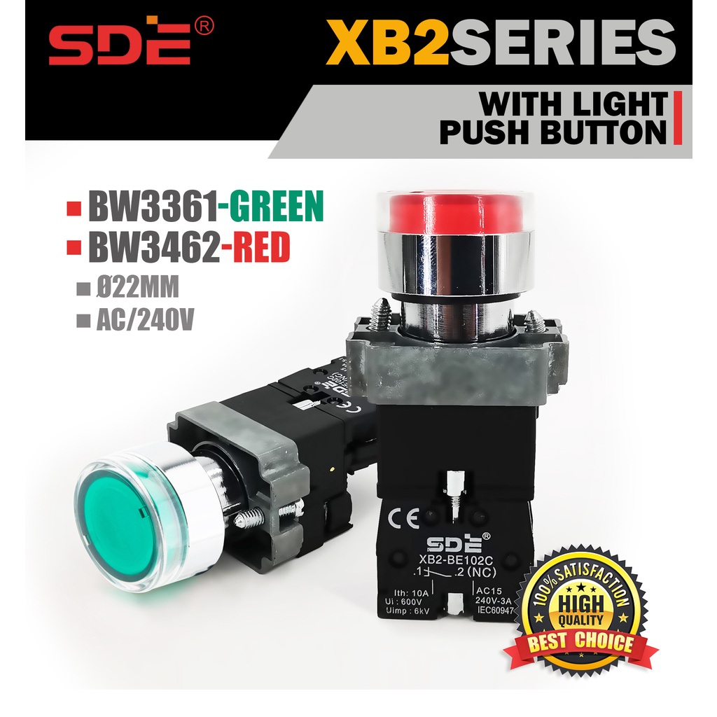 PUSH BUTTON w/LIGHT (XB2 Series) | Shopee Philippines