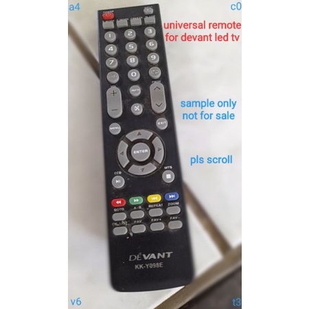 devant led tv remote,universal,100% na gagana sa tv mo | Shopee Philippines