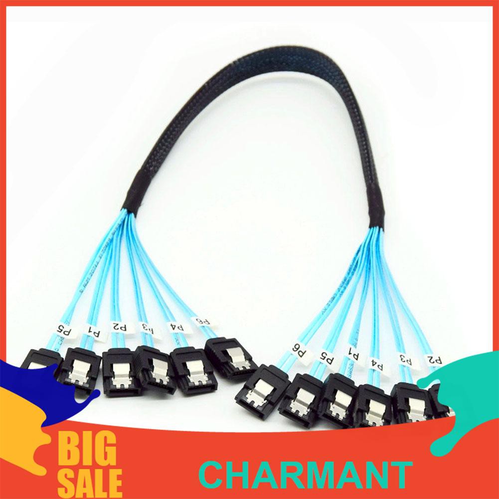 SATA III 6Gbps SAS Cable for Server SATA 7 Pin to SATA 7 Pin Data Cable ...