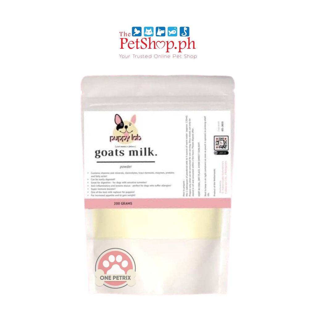 Puppy Lab Goat's Milk Replacer 200g Powder goat milk dog cat milk ... Puppy Lab Goat's Milk Replacer 200g Powder goat milk dog cat milk ...