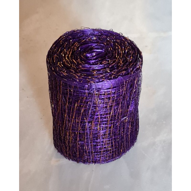 3" Metallic Sinamay Roll with Gold Trim per Roll (8Yards) | Shopee ...