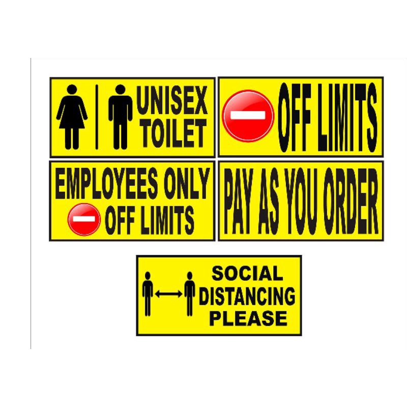 unisex toilet of limits employees only of limits pay as you order ...