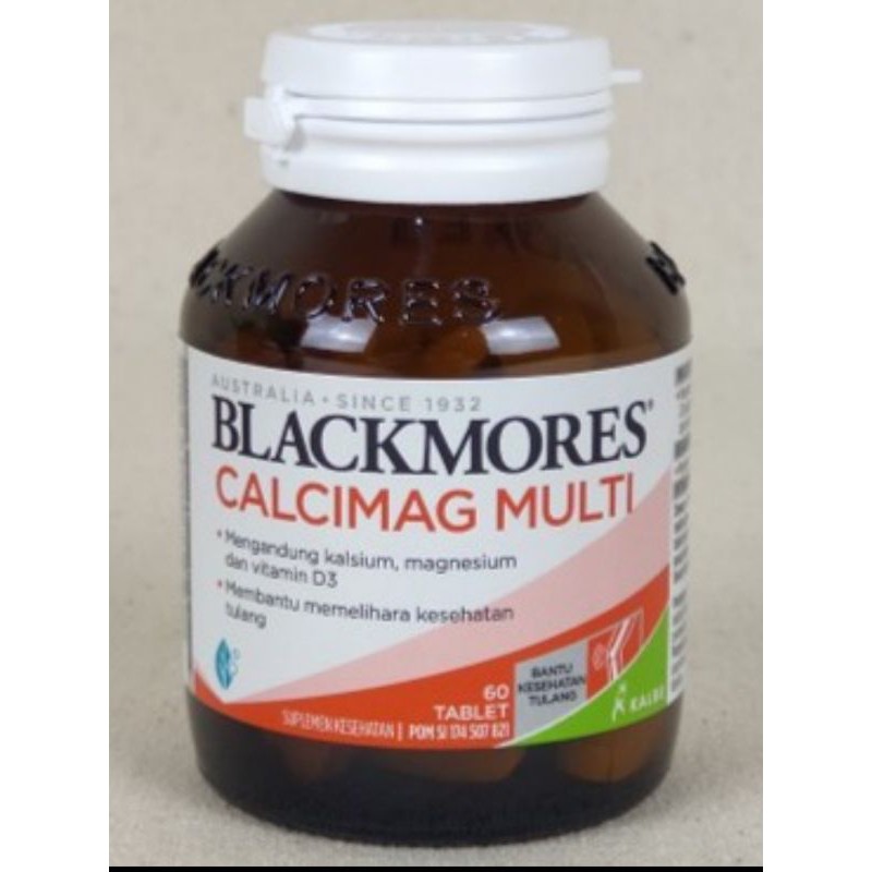Blackmores Calcimag Multi Calcimag Magnesium & Vitamin D3 Contents 60 ...