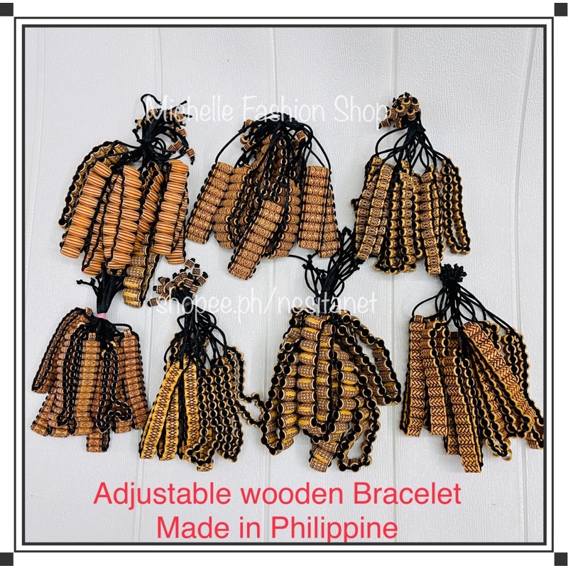 1pcs Locally Handmade Wooden Bracelet Made in Philippine Pinoy ...