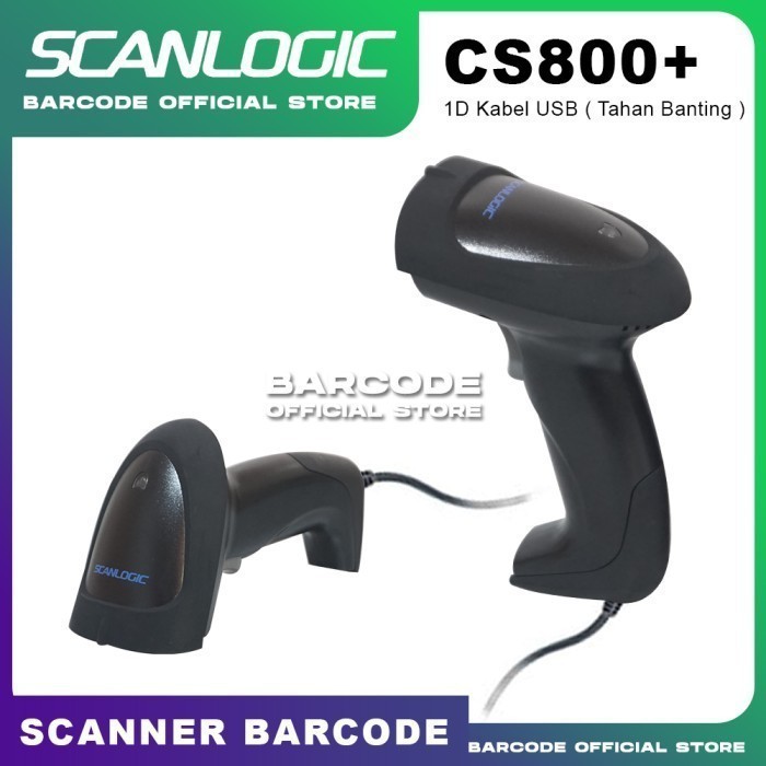 Barcode SCANNER SCANLOGIC CS-800 PLUS 1-dimensional USB Cable CS800+ | Shopee Philippines