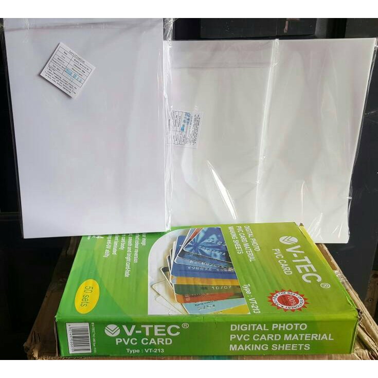 Selling Vtec white PVC id cards 0,76 PVC id cards ORI Vtec brand ...
