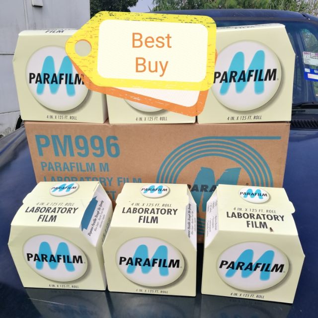PARAFILM BEMIS M 4" WIDE FOR GRAFTING CANTUM AND LAB USED | Shopee ...