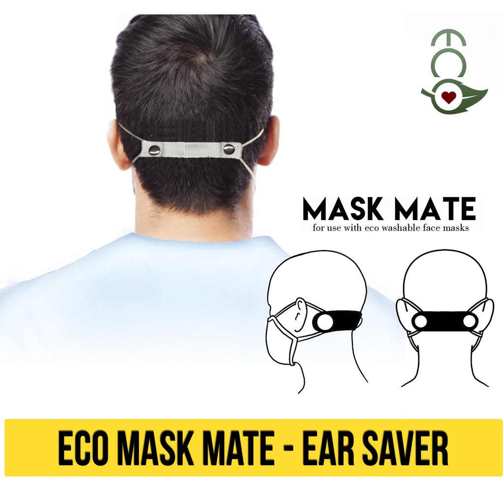 Eco Mask Mate (Ear Gaurd, Ear Saver, Mask Extender, Mask Extension ...