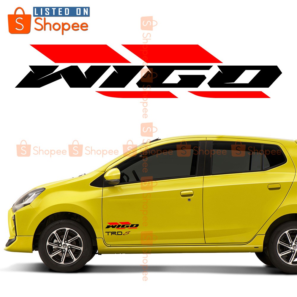 2X Stickers Stripes for Toyota Wigo | Decals | Vinyl Weather Proof | 10 ...