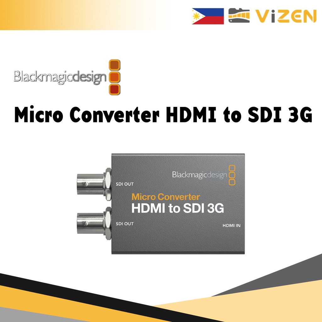 BlackmagicDesign Micro Converter HDMI to SDI 3G | Shopee Philippines