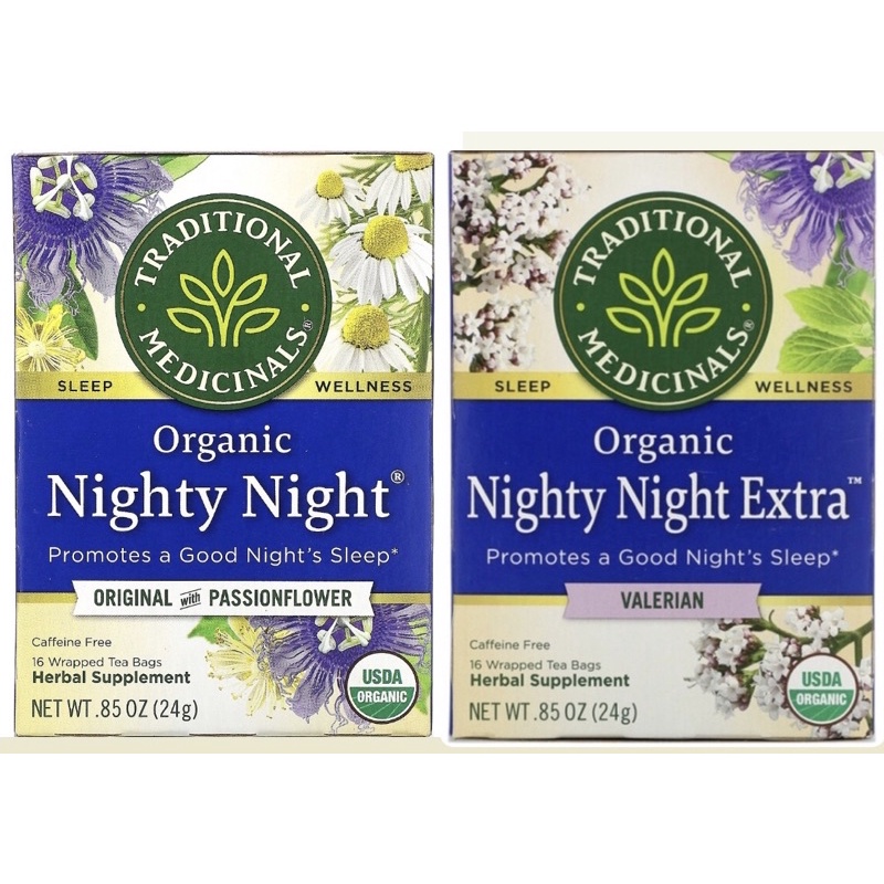 TM, Nighty Night Extra Tea, Valerian, 16 Wrapped Tea Bags, .85 oz (24 g ...