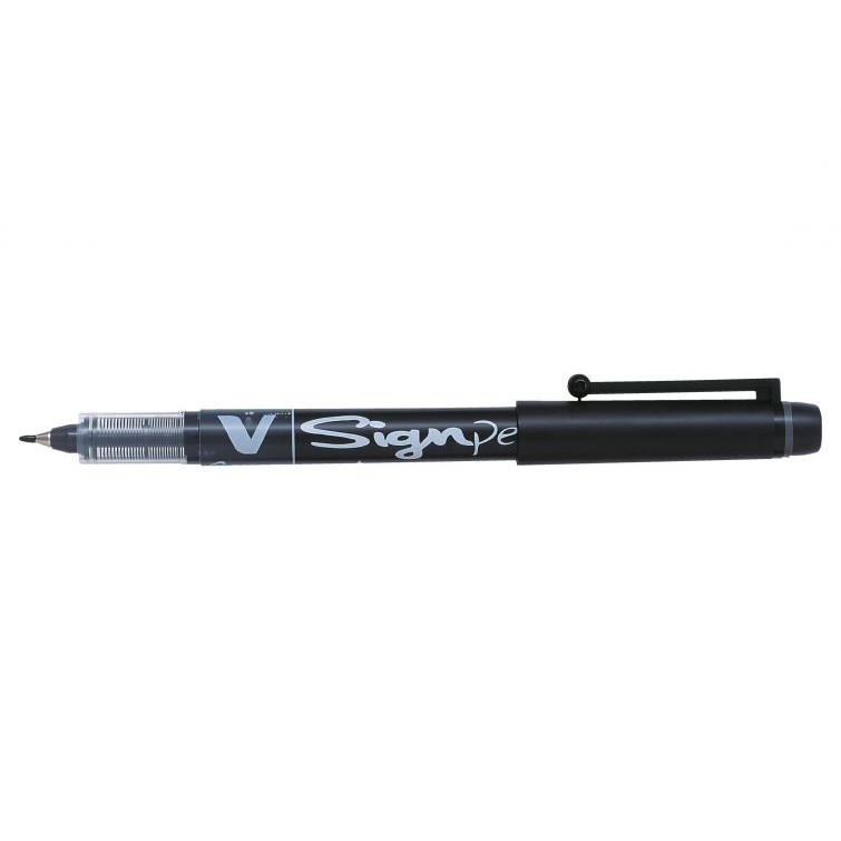 Pilot V Signature Pen SW-VSP / Fineliner Marker pen (BLACK) | Shopee ...