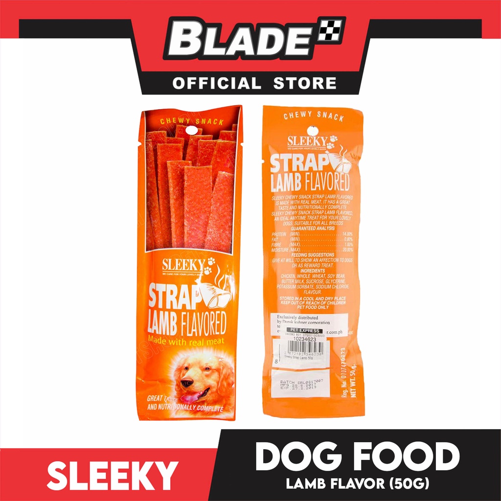 Sleeky Chewy Strap Lamb Flavored 50g | Shopee Philippines