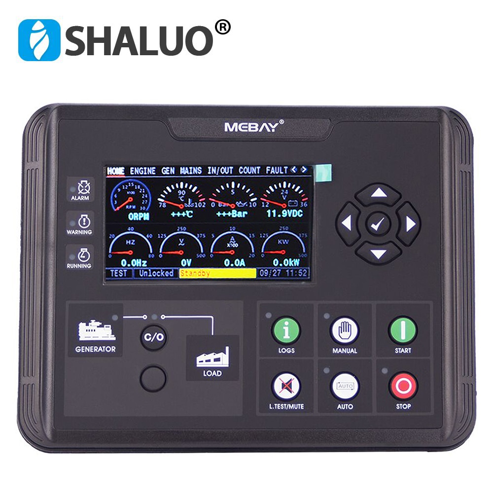 original DC60D DC62D Generator Set Controller LCD display generator controller board genset ...
