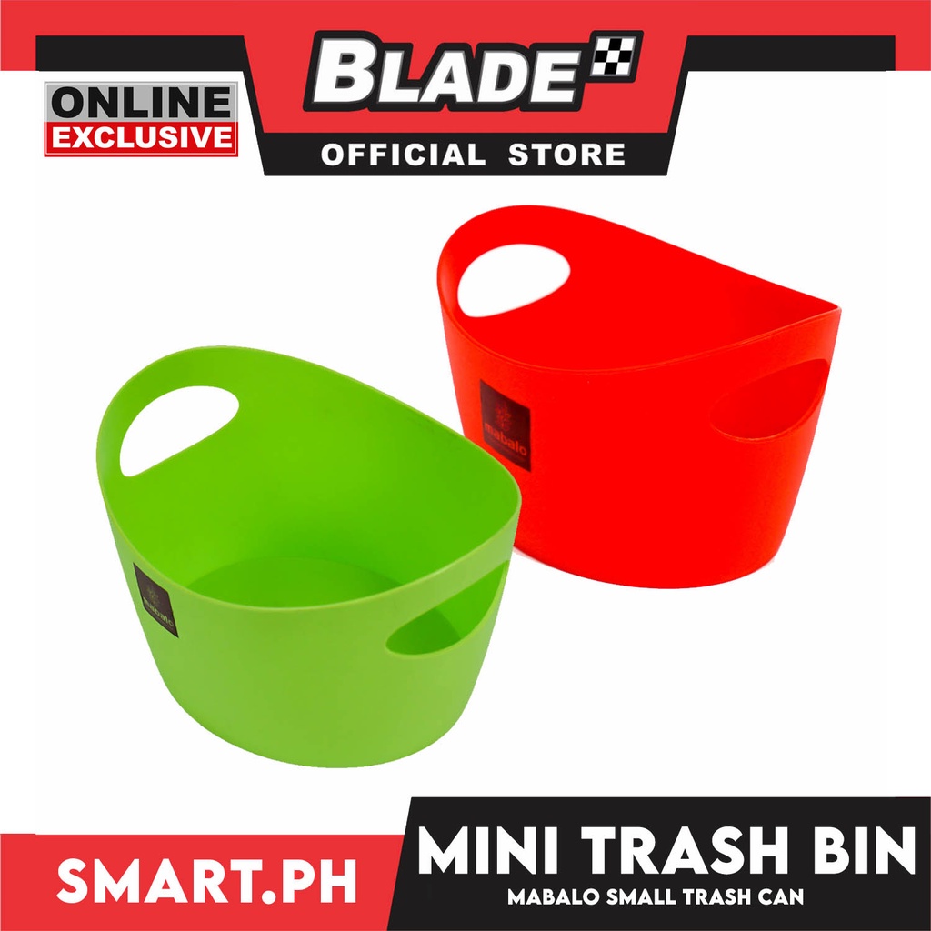 Gifts Mabalo Mini Trash Can MBL-0601 Assorted Colors | Shopee Philippines