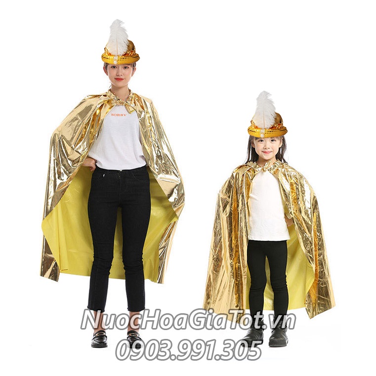 Persian prince costume Set, hat, red and yellow cape, Halloween party ...