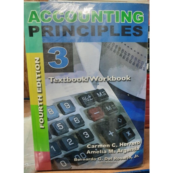 Accounting Principles 3 Textbook/Workbook 4th ed by Arganda | Shopee ...