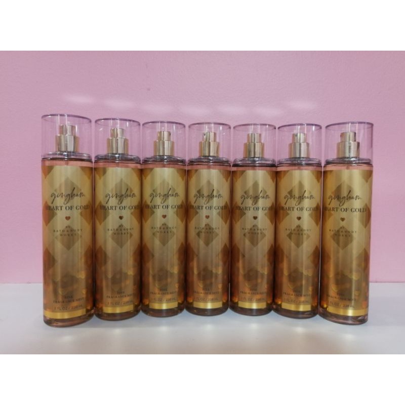 Bath & Body Works Gingham Gold Fragrance Body Mist 236ml | Shopee ...