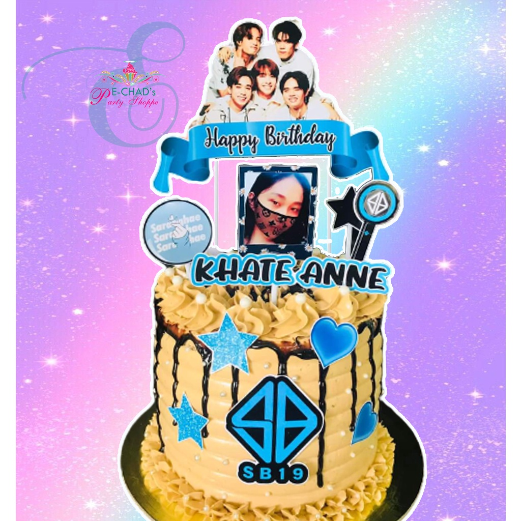 E-Chad_SB19 theme cake topper | Shopee Philippines