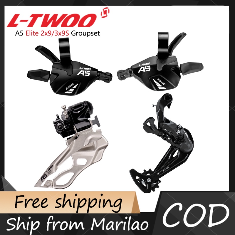 LTWOO A5 Elite 2×9S 3×9S MTB Groupset 9 Speed 50T Rear Derailleur Front ...
