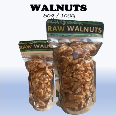 Roasted / Raw Walnuts (Shelled) from USA 100g - 250g | Shopee Philippines