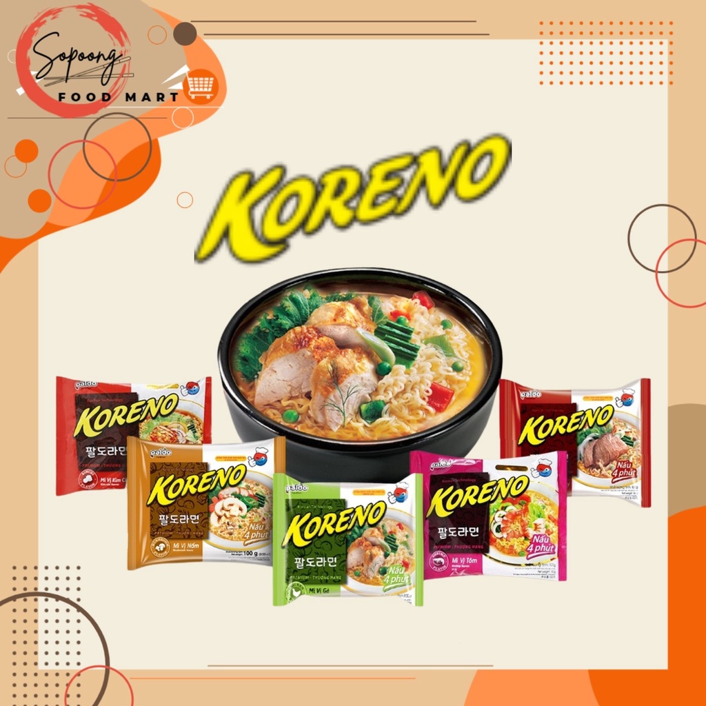 Paldo Koreno Flavored Ramen 100g | Shopee Philippines