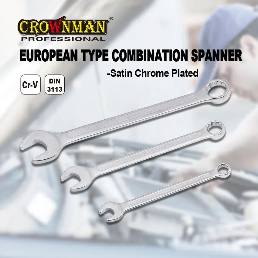 CROWNMAN Combination Spanner Wrench Heavy Duty SOLD Per Piece | Shopee ...
