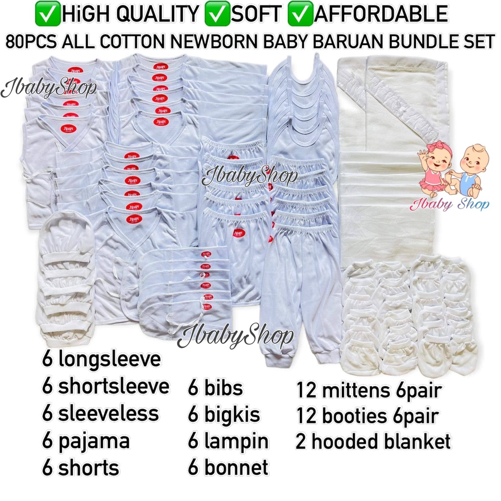 ALL COTTON TIESIDE BARUAN NEWBORN SET SOFT AND COMFORTABLE FOR BABY ...