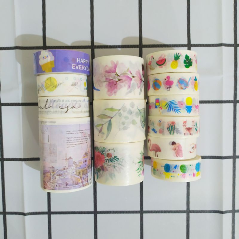 Washi Tape Bundle (most are used) | Shopee Philippines