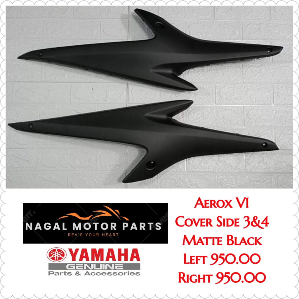 COVER SIDE 3&4 OR Z FAIRINGS FOR AEROX V1 YAMAHA GENUINE PARTS | Shopee ...