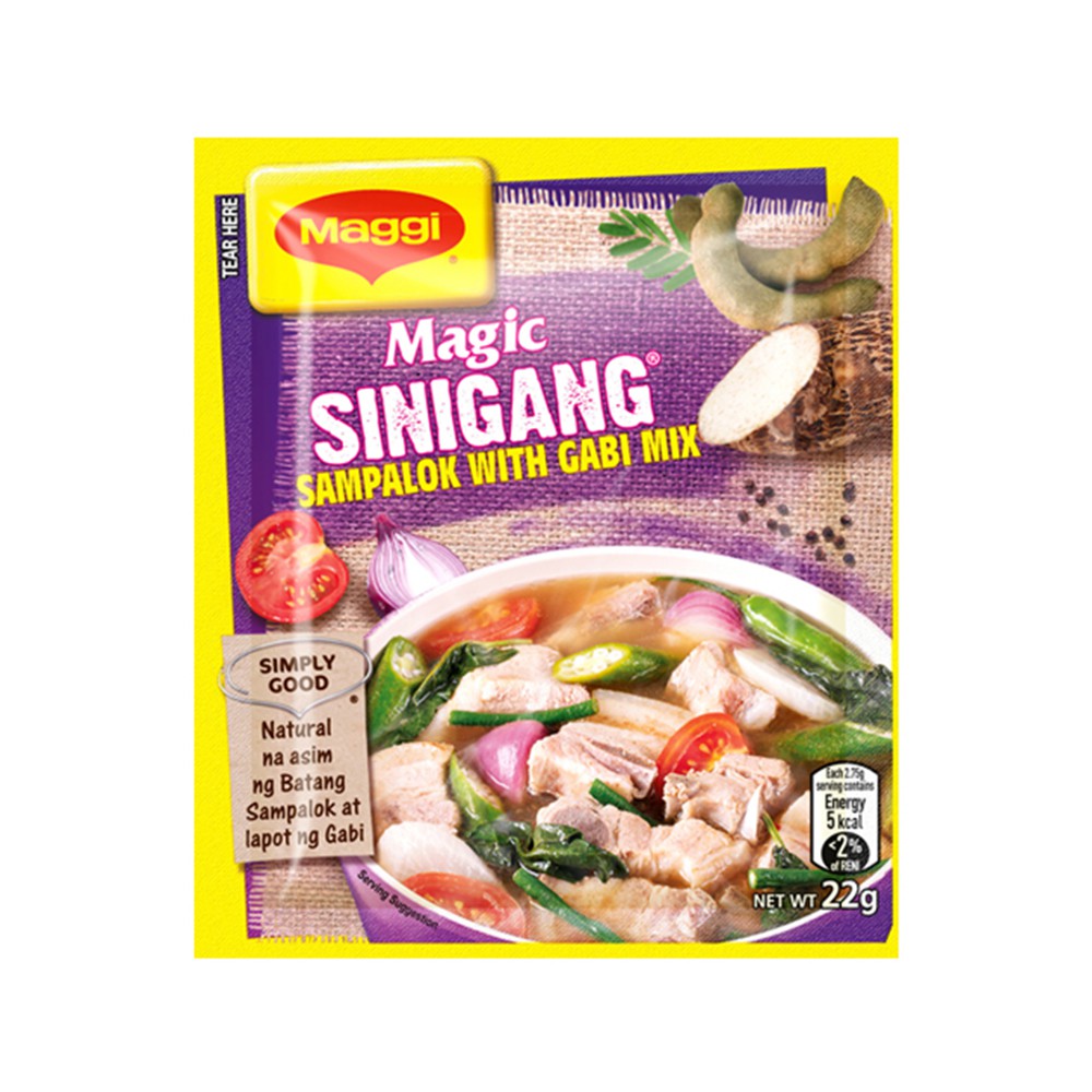 MAGGI Magic Sinigang Sampaloc Mix with Gabi 22g | Shopee Philippines