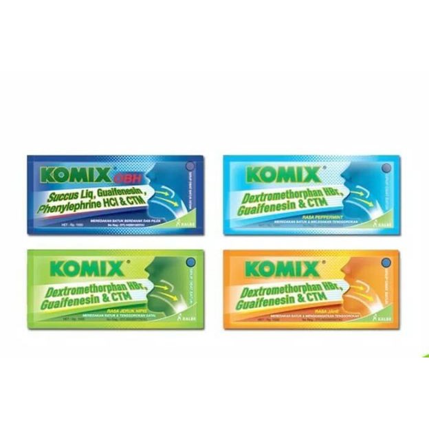 KOMIX ADULT SACHET 1 PACK COUGH AND COLD MEDICINE | Shopee Philippines